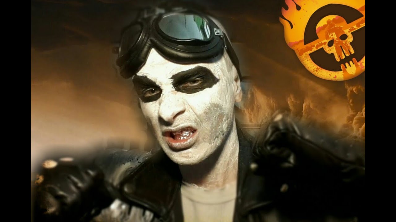Mad Max Fury Road - Warboy Makeup Tutorial - Acrylic Paint. - YouTube