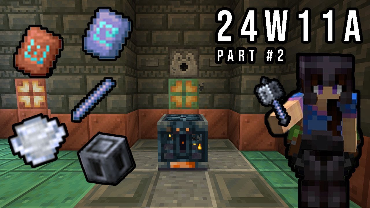 Raiding Trial Chambers to find New Minecraft Weapon | Snapshot 24w11a ...