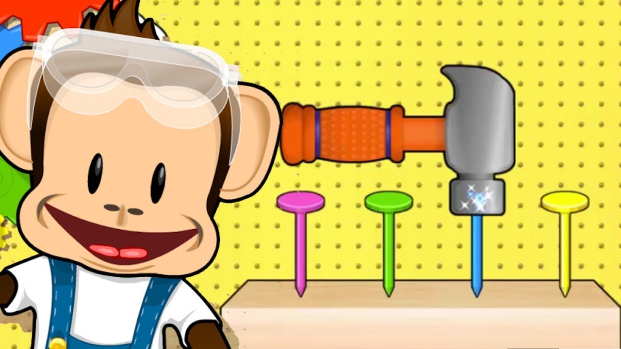 Monkey Preschool Fix It - Learning Game for Kids Gameplay - YouTube