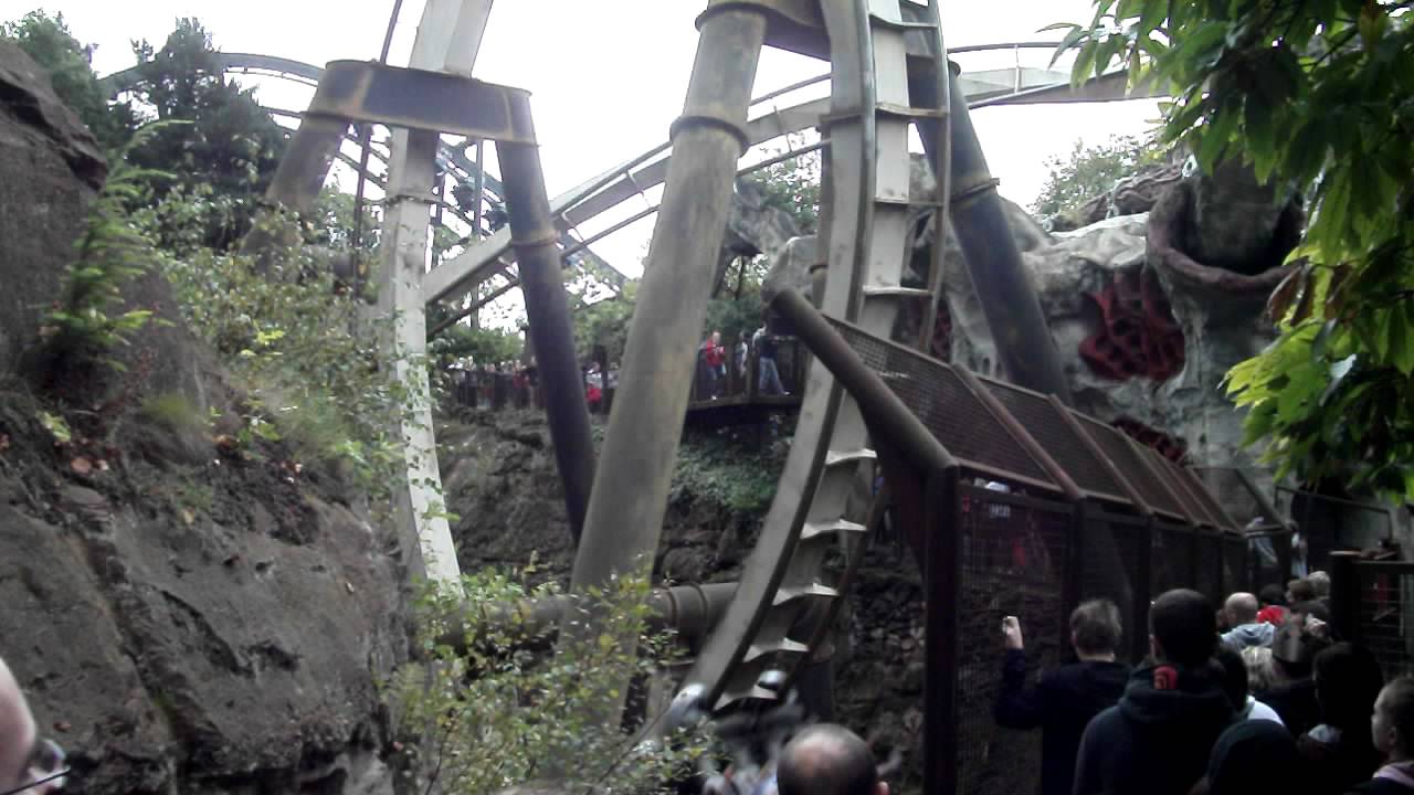 Alton Towers - Nemesis Vertical Loop - YouTube