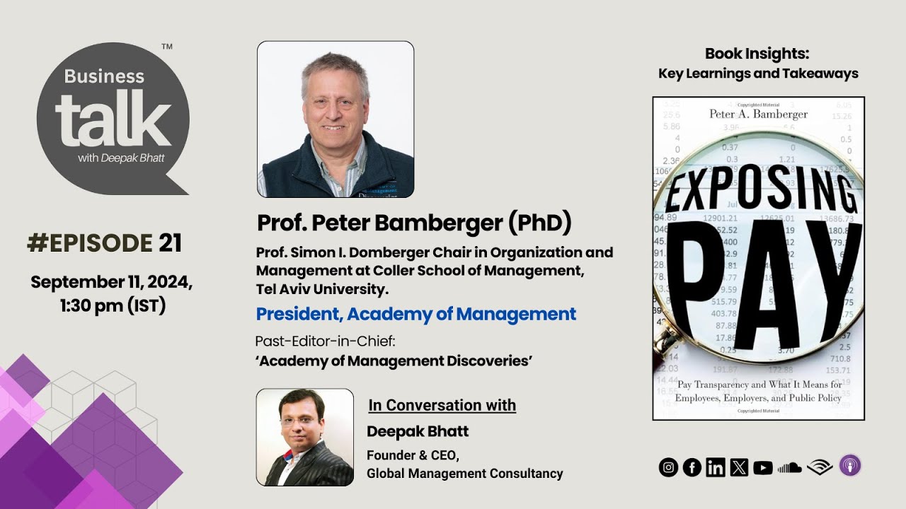 Unveiling Pay Transparency Insights from Prof. Peter Bamberger (PhD) on ...