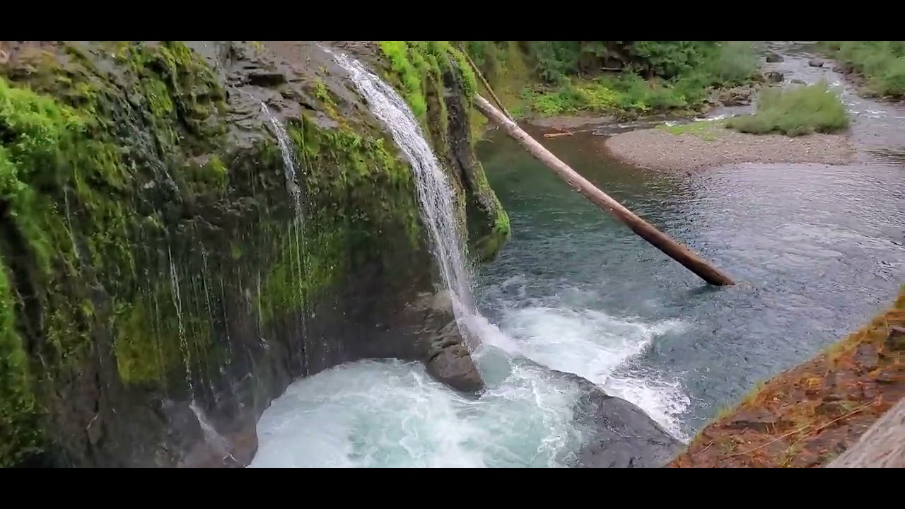Upper Lewis River Falls - YouTube