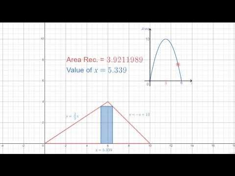Optimization Problem | The Largest Rectangle in a Scalene Triangle | Calculus 1 | Math Challenge ...