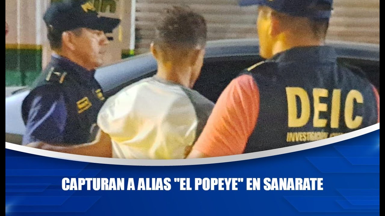 Capturan a alias "El Popeye" en Sanarate - YouTube