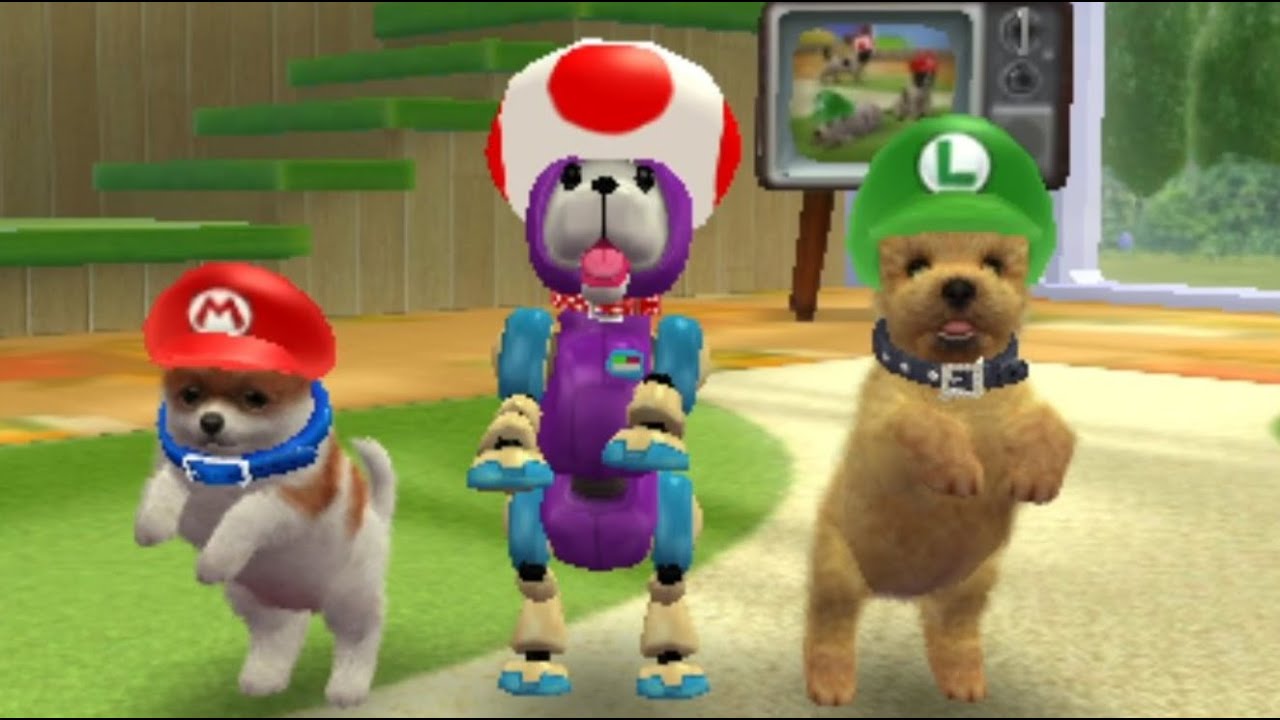 Nintendogs + Cats Everything Mario Themed! (Thanks so much for 4K ...