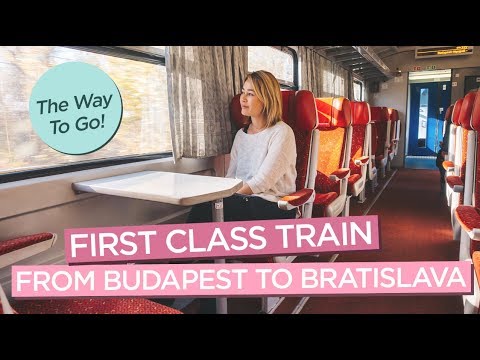First Class Train Ride Experience from Budapest to Bratislava - YouTube