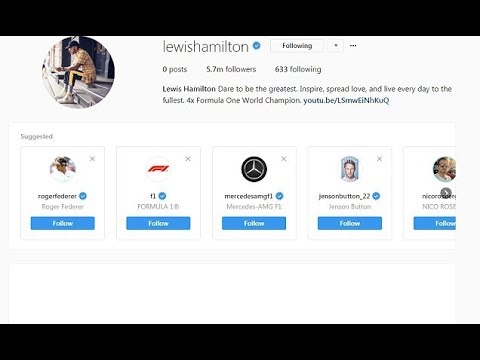 Lewis Hamilton deletes posts from Instagram account