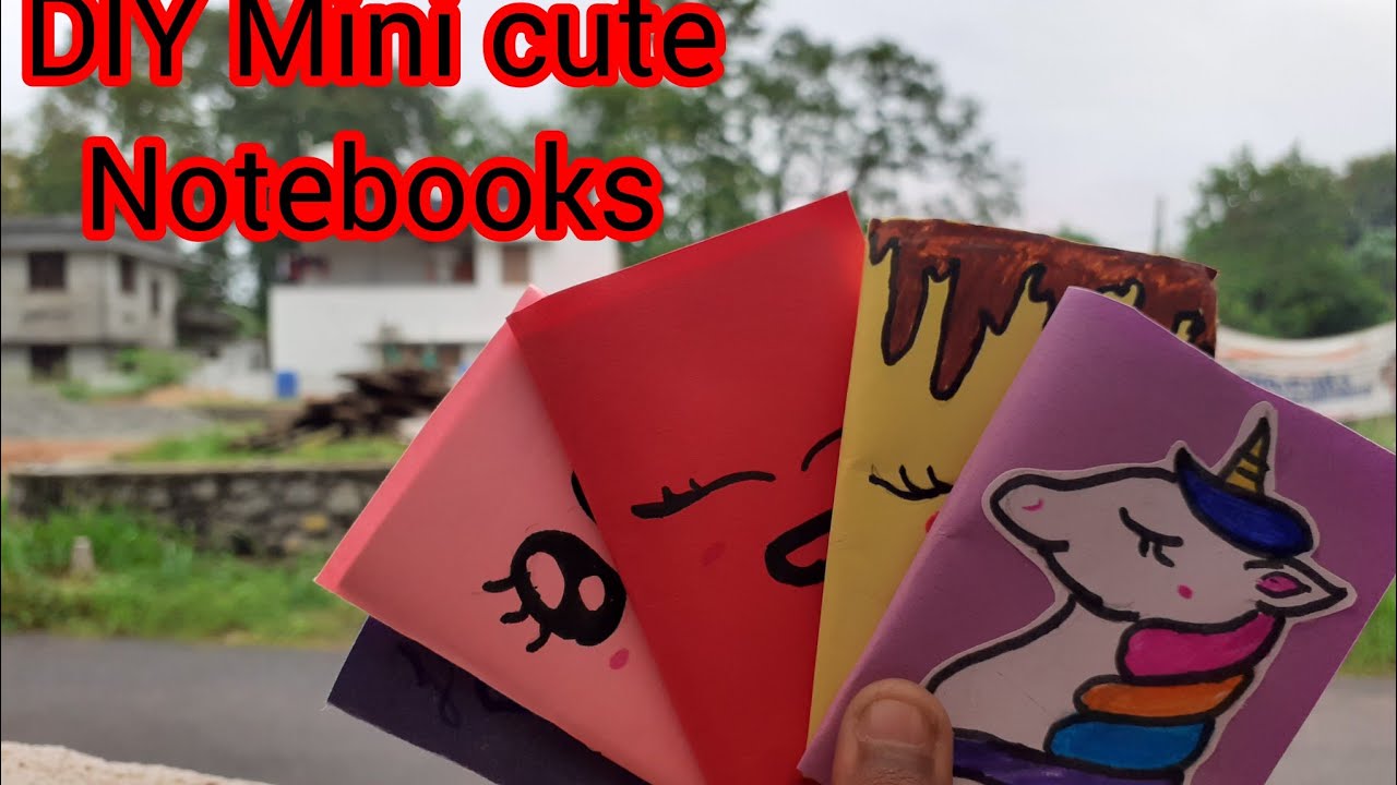 DIY Mini Cute Notebooks l Back to School craft Ideas l #BacktoSchool # ...