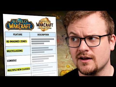 Blizzard Wants To Rebuild Modern WoW