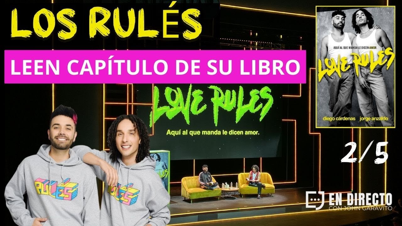 Los Rulés LEEN CAPÍTULO DE SU LIBRO Love Rules #LosRules #LoveRules ...