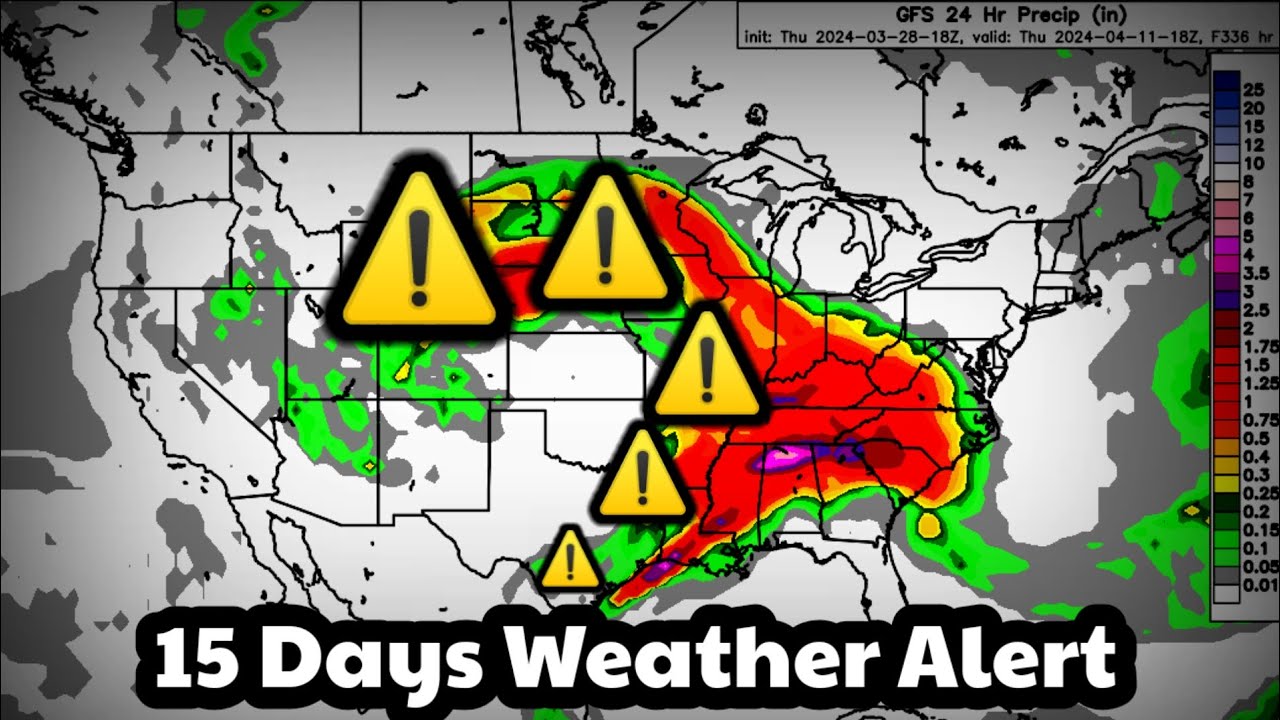 Next 15 Days Weather Alert | GFS Weather Map | Weather Radar United ...