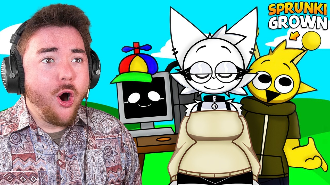 Sprunki but they GREW UP… - YouTube