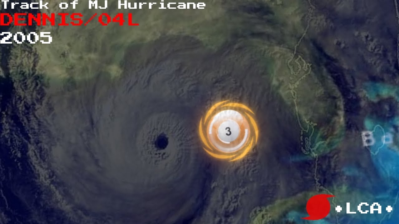 The track of Major Hurricane Dennis |2005| •LCA• - YouTube