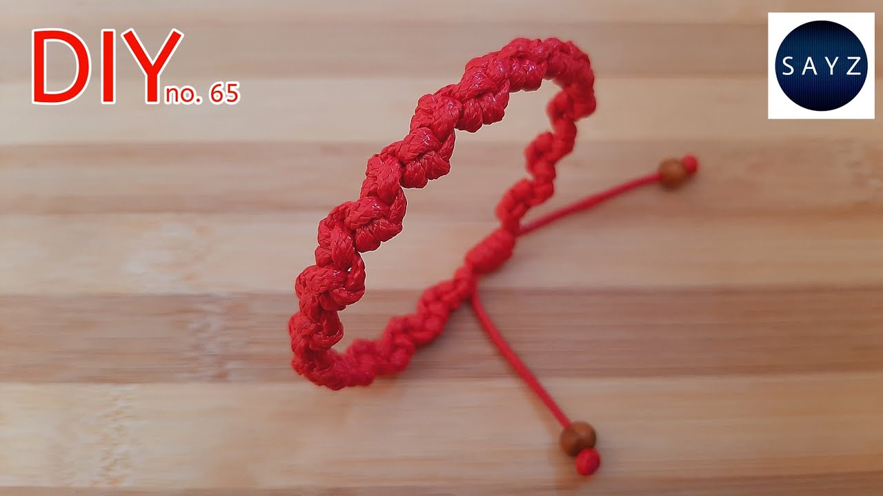 DIY Red String Bracelet | Lucky Charm Bracelet | SAYZ Ideas no. 65 ...