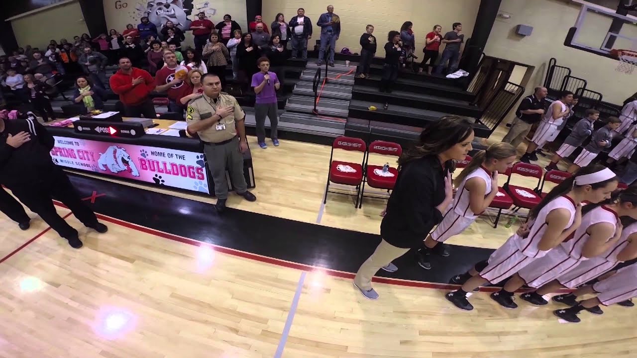 Spring City Middle School Basketball 1 12 16 - YouTube