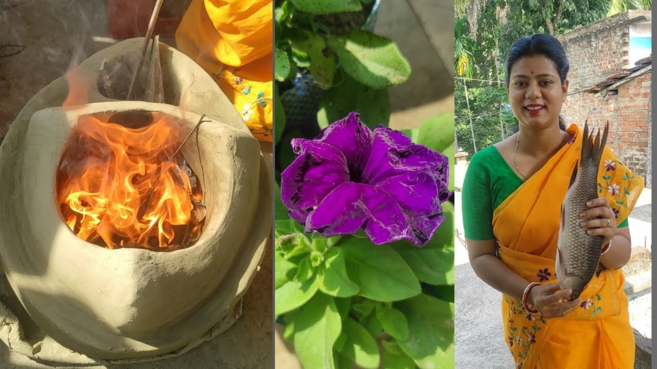 Village Style Rui Fish Curry Recipe.. - YouTube