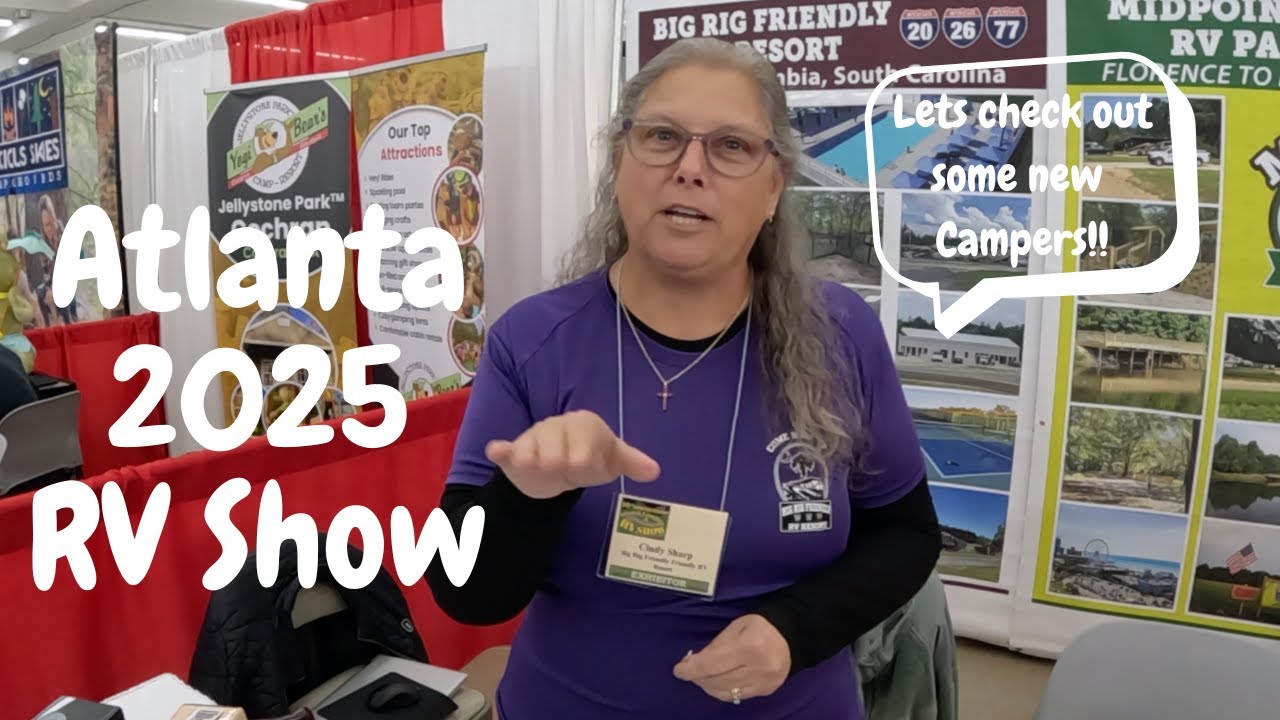 2025 ATLANTA RV SHOW: Check Out Our Booth and Some New Campers - YouTube