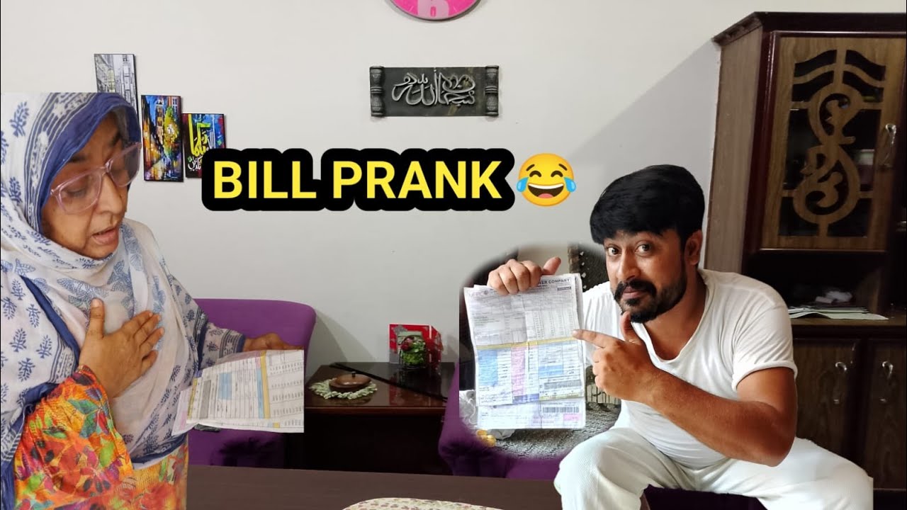 BILL PRANK WITH MOM...😝😝🤣🤣🤣🤣😝 - YouTube