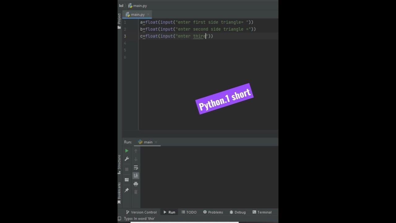 Python Calculate Area Of Triangle Using Heron S Formulapython Pythonprogramming