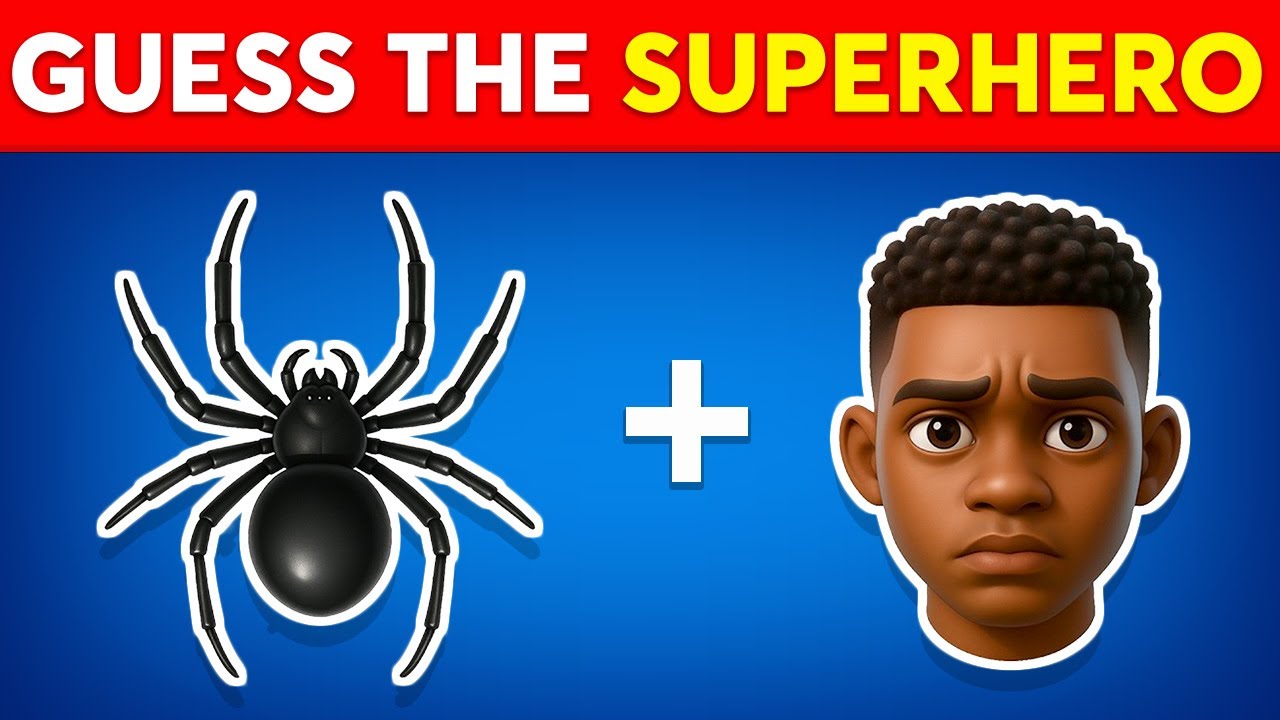 Can You Guess The Superhero By Emoji? 🕷🦸 Marvel & DC Superheroes Emoji ...