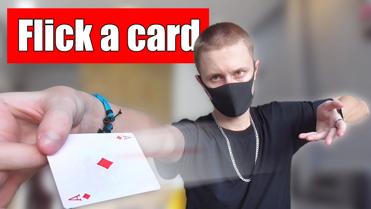 Learning How to Flick a Card from hand to hand - YouTube