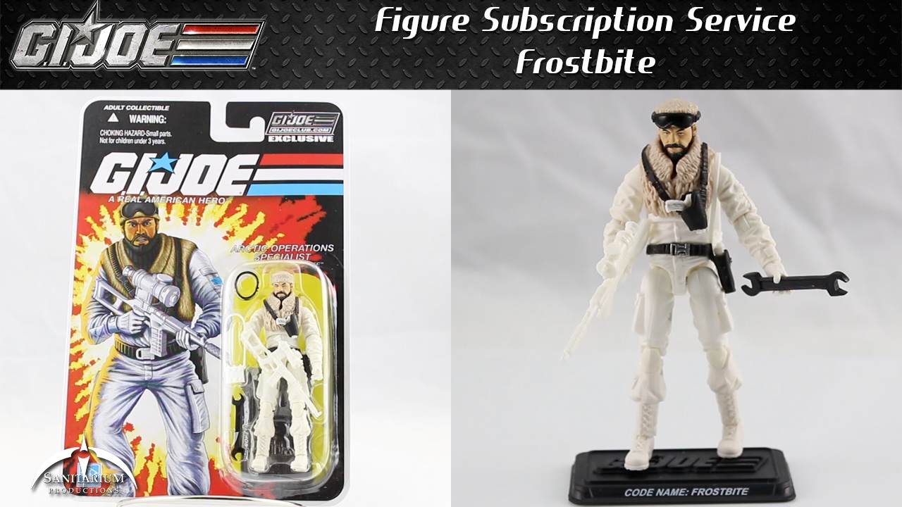 GI Joe FSS Frostbite Unboxing and Review - YouTube