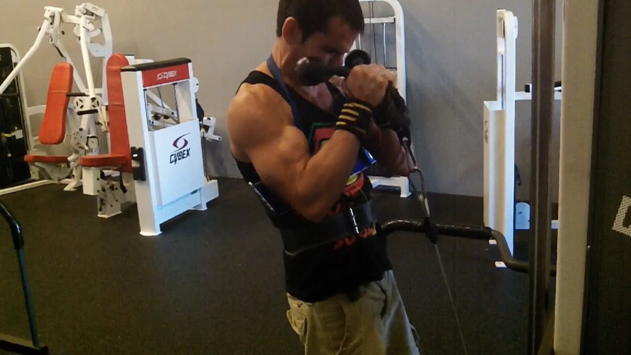Bicep Drop Set To Negative Failure Example - YouTube