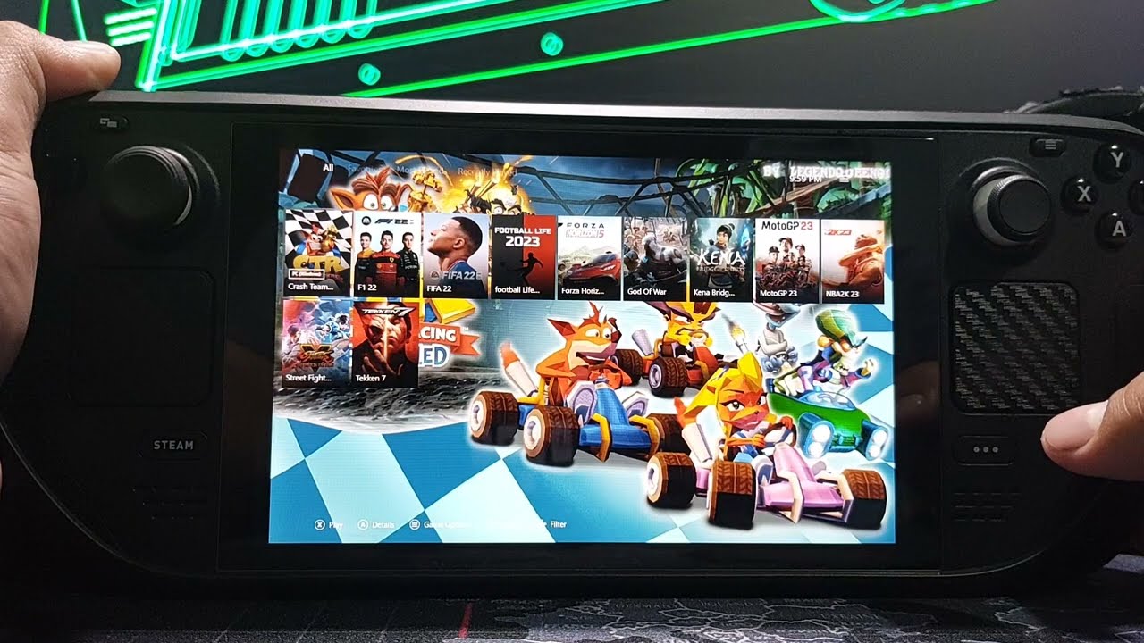 Playnite on windeck Os - YouTube