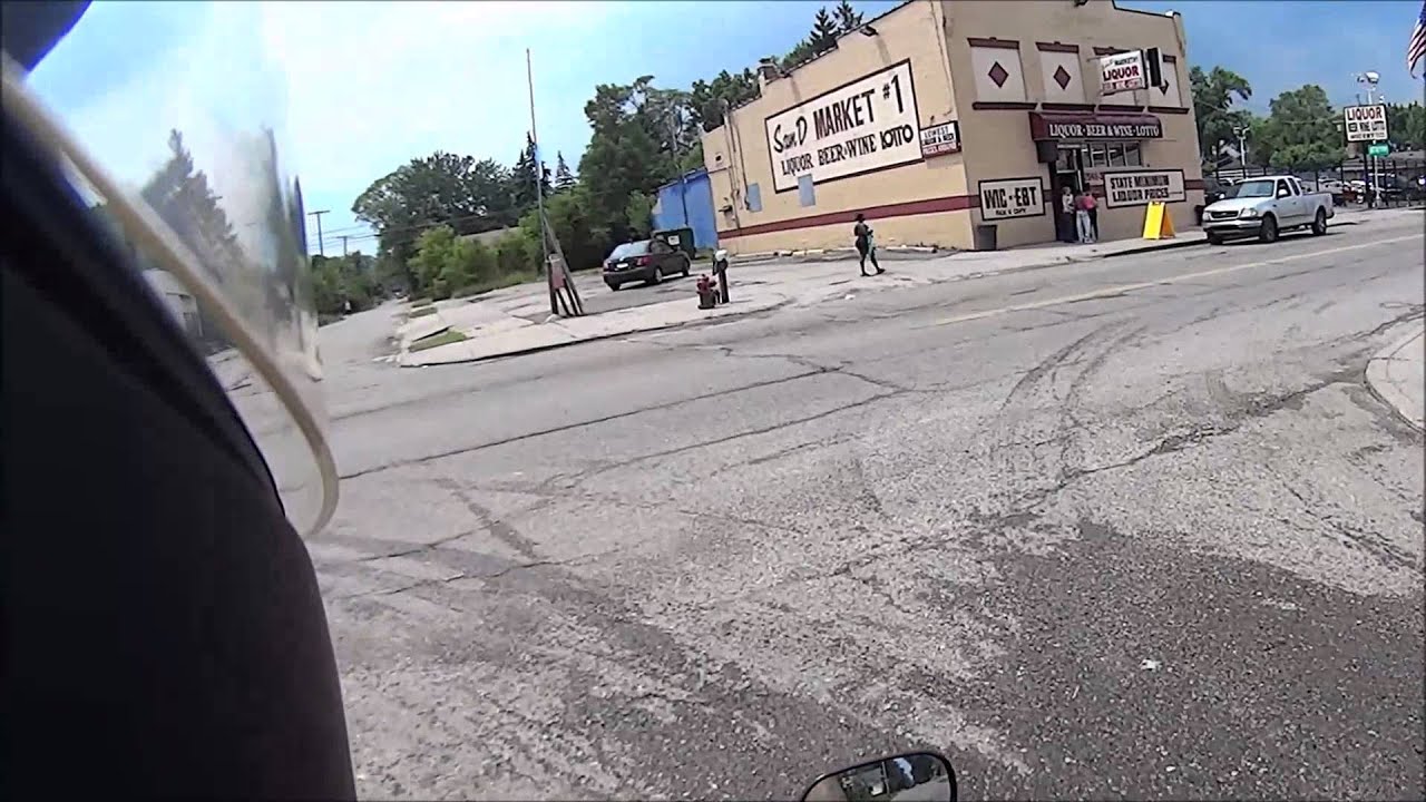 DetroitNinja motovlog #2 ghetto ride - YouTube