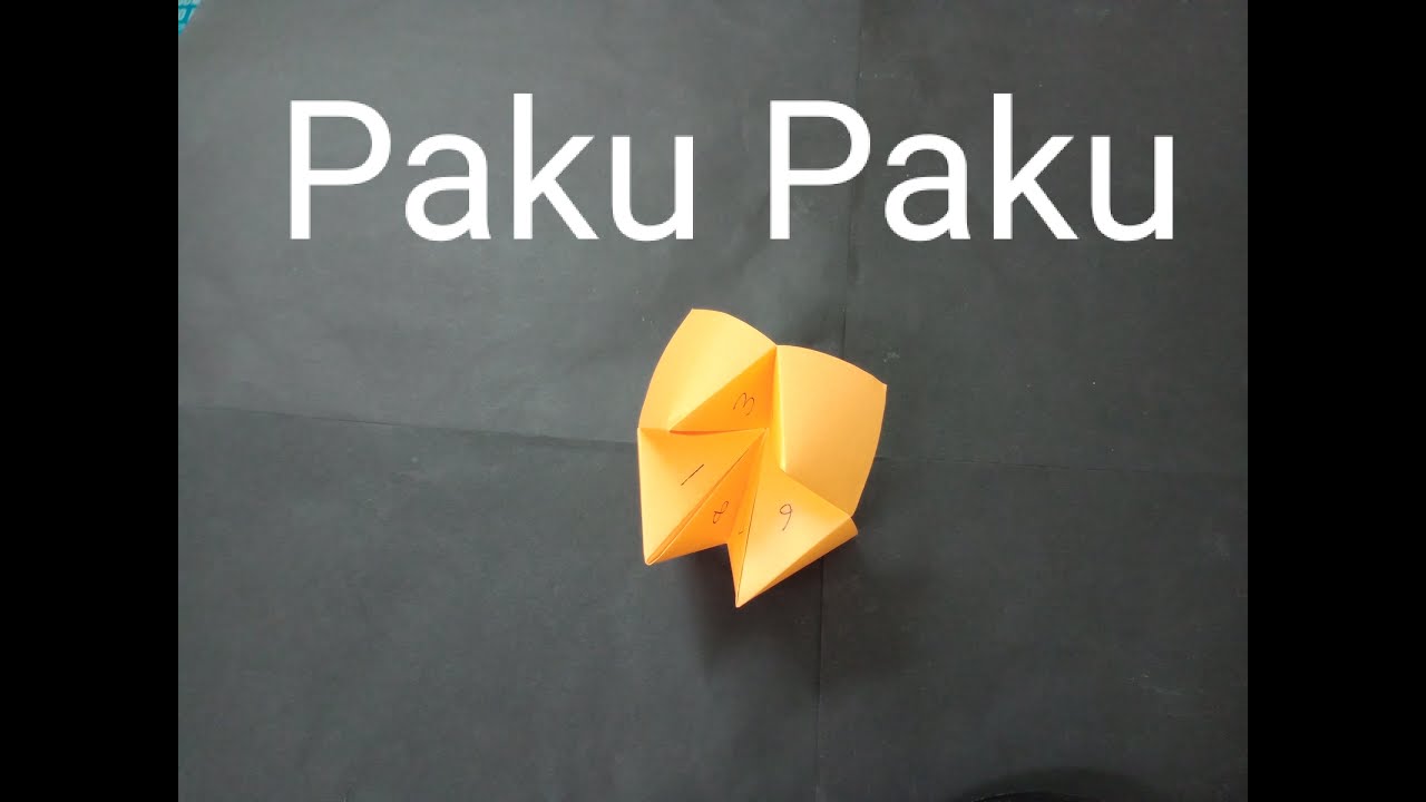 Paku Paku - パクパク - Cara Membuat Origami - YouTube