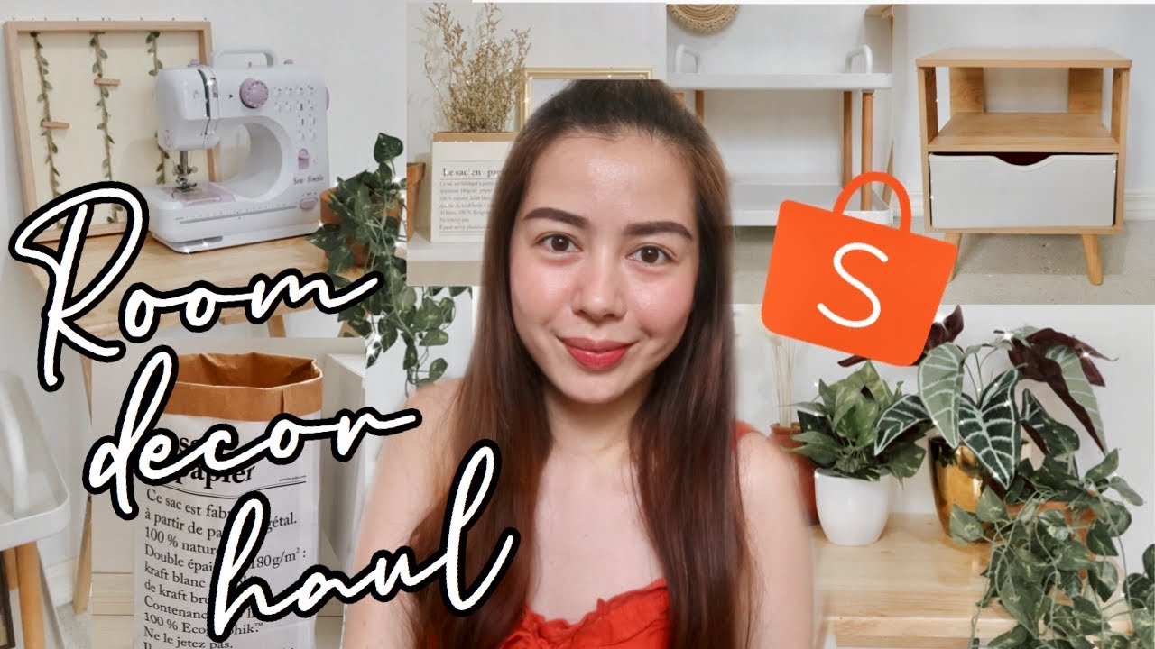 ROOM DECOR + FURNITURE + DIY Shopee HAUL 2020 | Beverly Lulu - YouTube