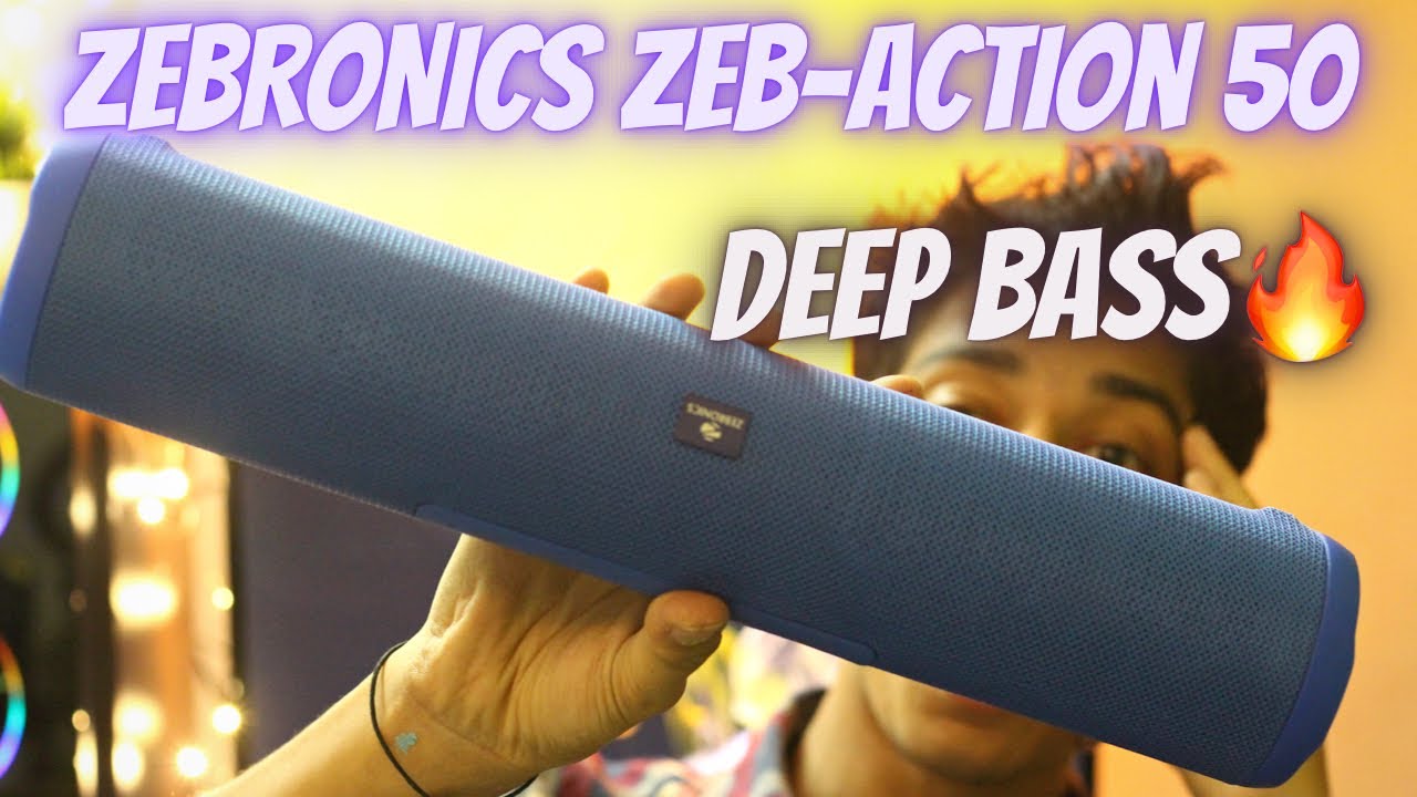 Best Wireless Speaker Under 1000🔥 | ZEBRONICS Zeb-Action 50 Wireless BT ...