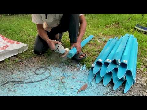 How to Make Eels trap by using PVC Pipes - YouTube