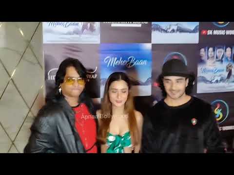 Sara Khan With Angad Hasija At Terence Lewis and Sarah Anjuli Meherbaan Song Launch | Sara Khan