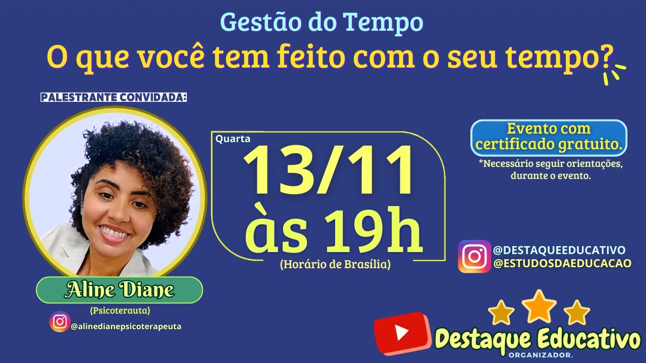 Gestão do Tempo: O que você tem feito com o seu tempo? - YouTube