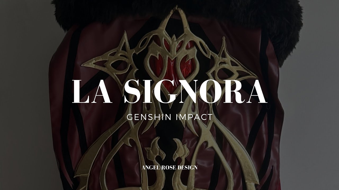The Making of Fatui La Signora - Genshin Impact - Angel Rose Design ...