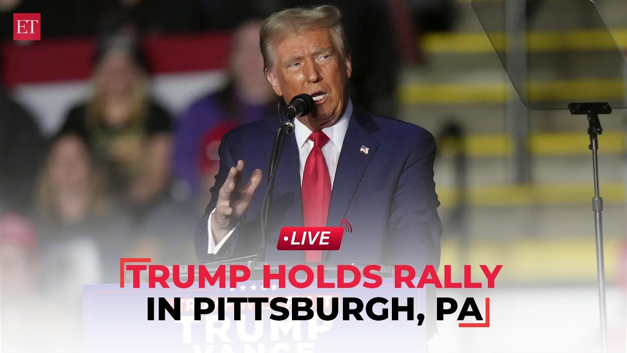 US Elections 2024: Donald Trump holds rally in Pittsburgh, PA - YouTube