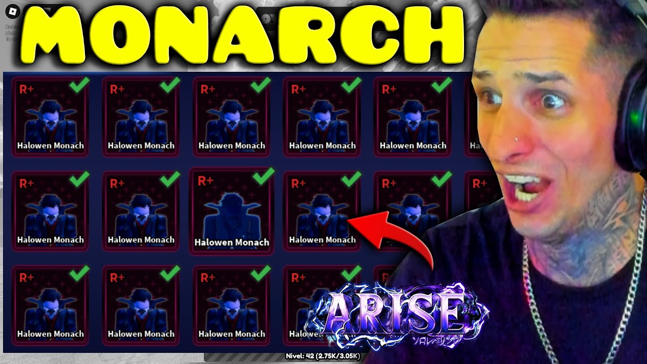 🚨FULL EQUIPO MONARCH HALLOWEEN EN ARISE CROSSOVER ROBLOX - YouTube