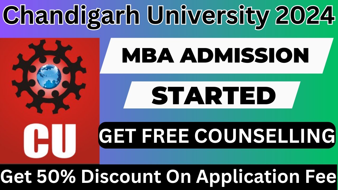 Chandigarh University 2024 MBA Admission (Started) -CU MBA Admission ...