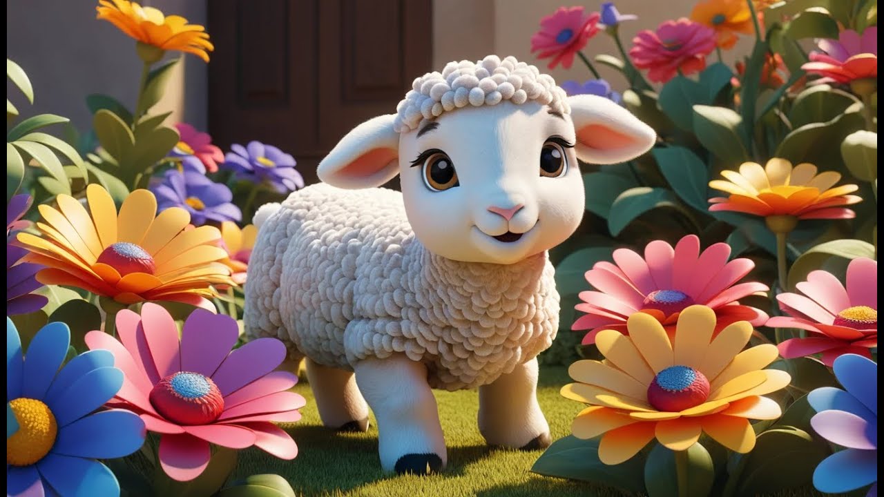 Lambs Play Hide and Seek in the Field | Playful Nursery Rhyme for ...