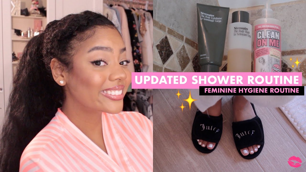 Updated SHOWER ROUTINE | How I Stay Fresh & Smell Good ! - YouTube