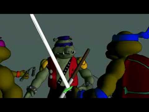 TMNT Animation Preview 2 - YouTube