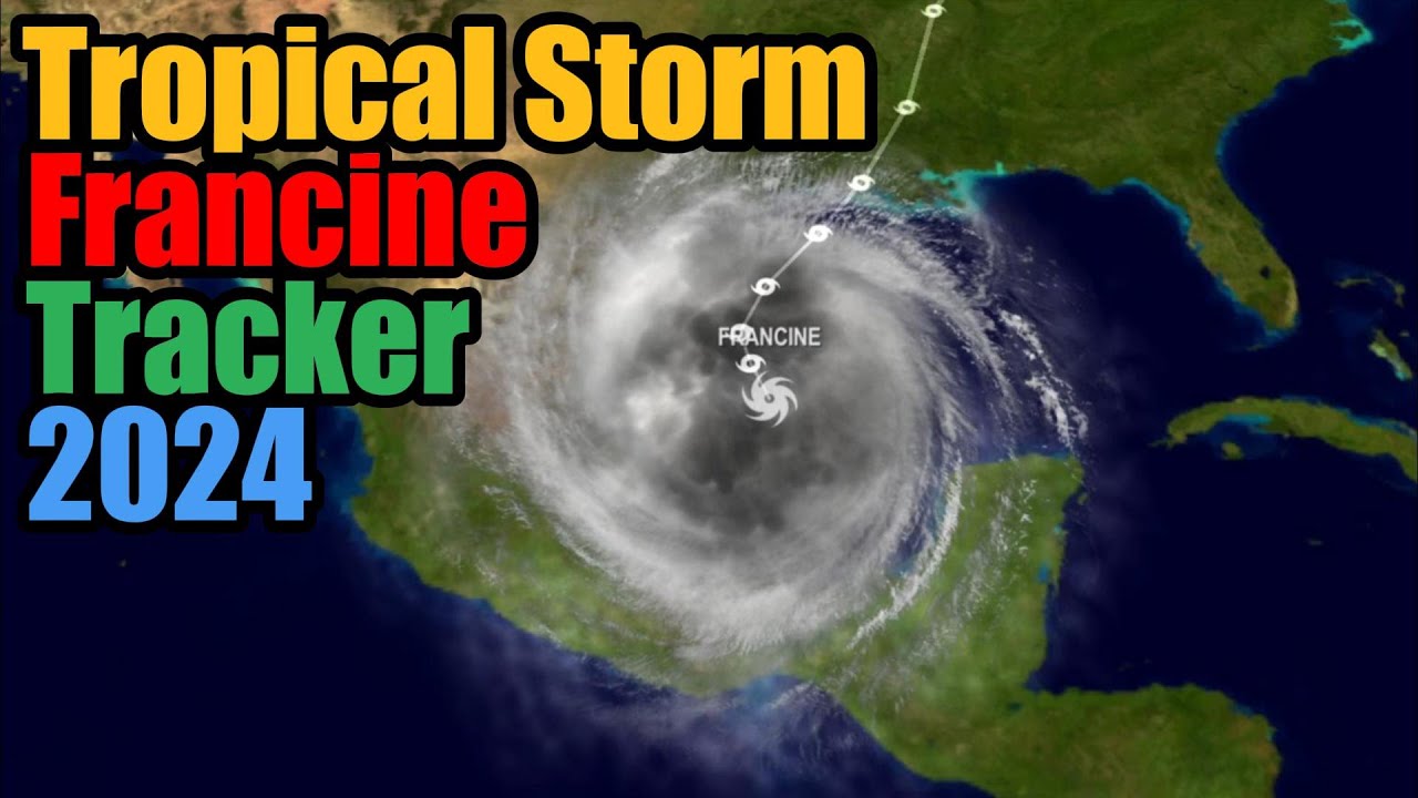 Tropical Storm Francine Tracker 2024 #hurricaneio - YouTube