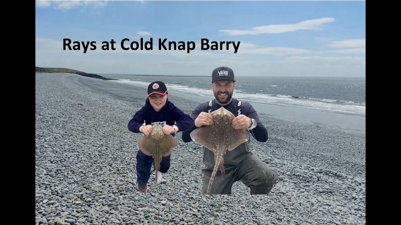 Fishing for rays at Cold Knap Barry. UK Sea Fishing. - YouTube