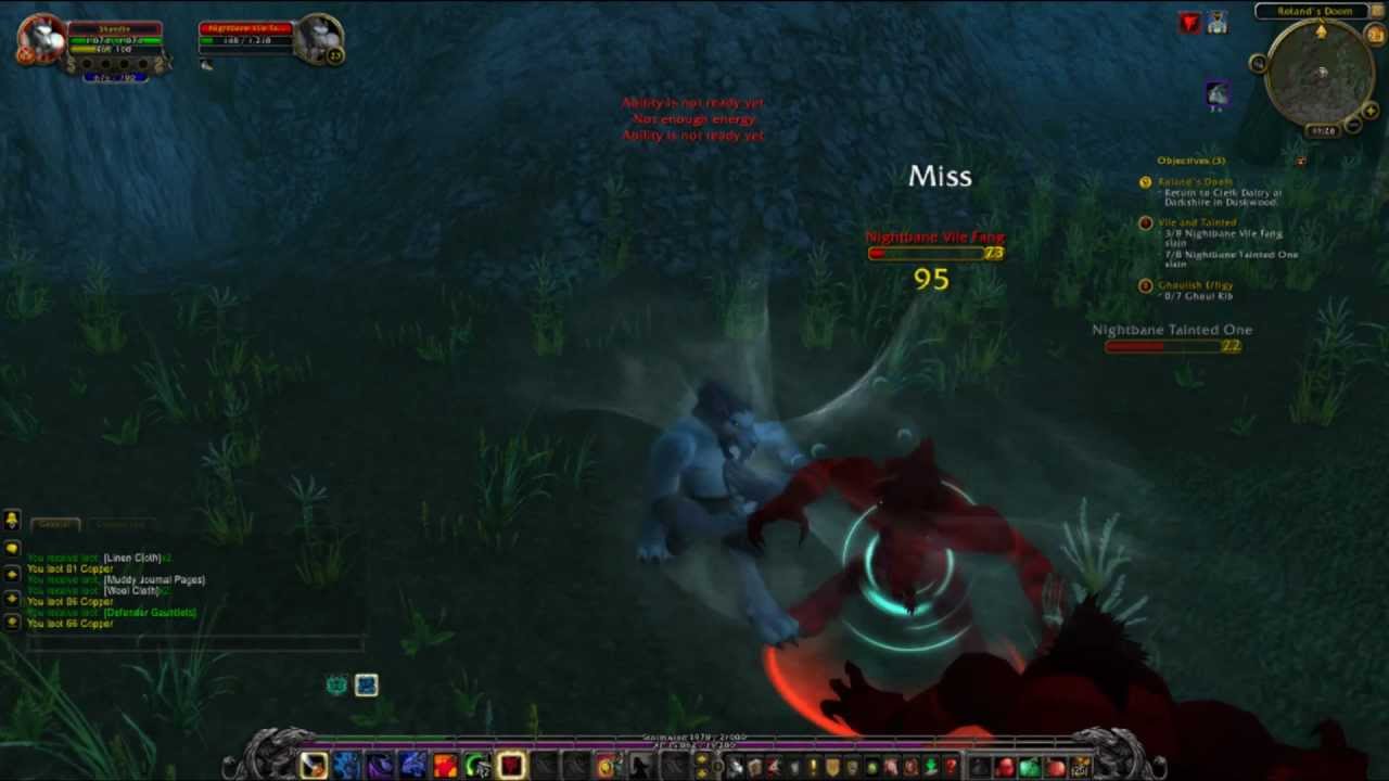 Worgen with Monk Animations!? (World of Warcraft: Mists of Pandaria ...