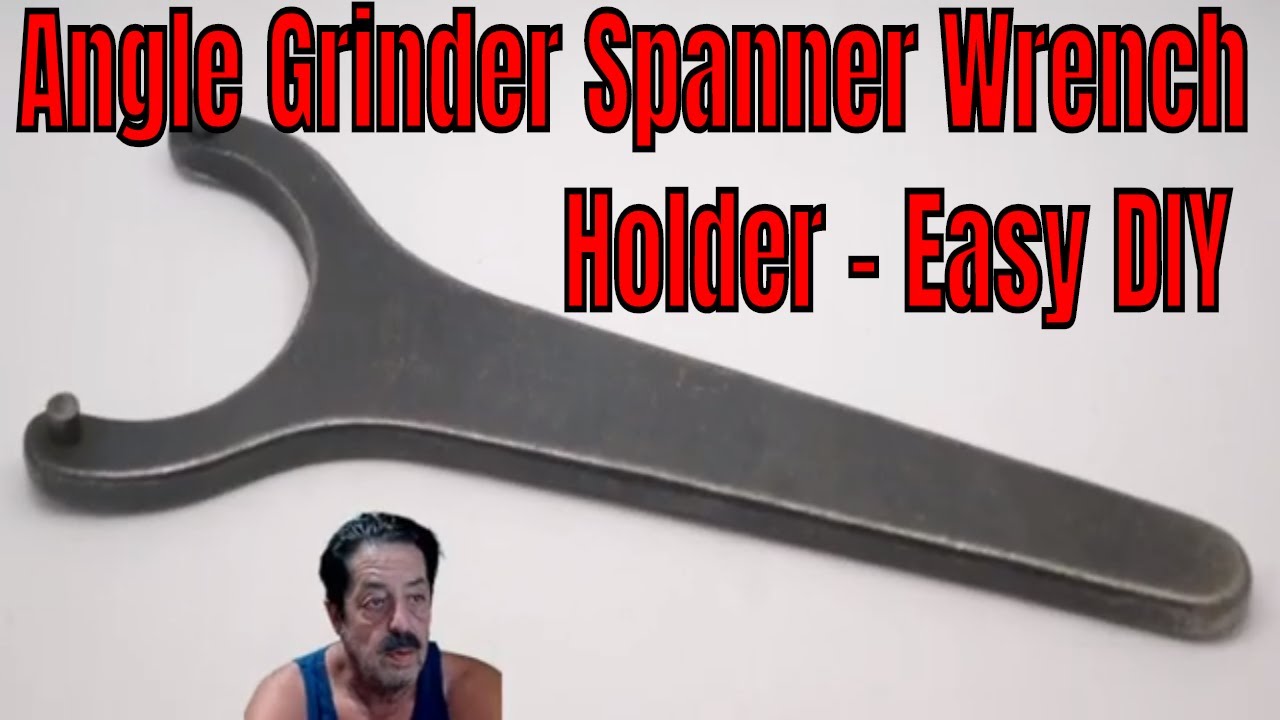 Angle Grinder Spanner Wrench Holder - Easy DIY - YouTube