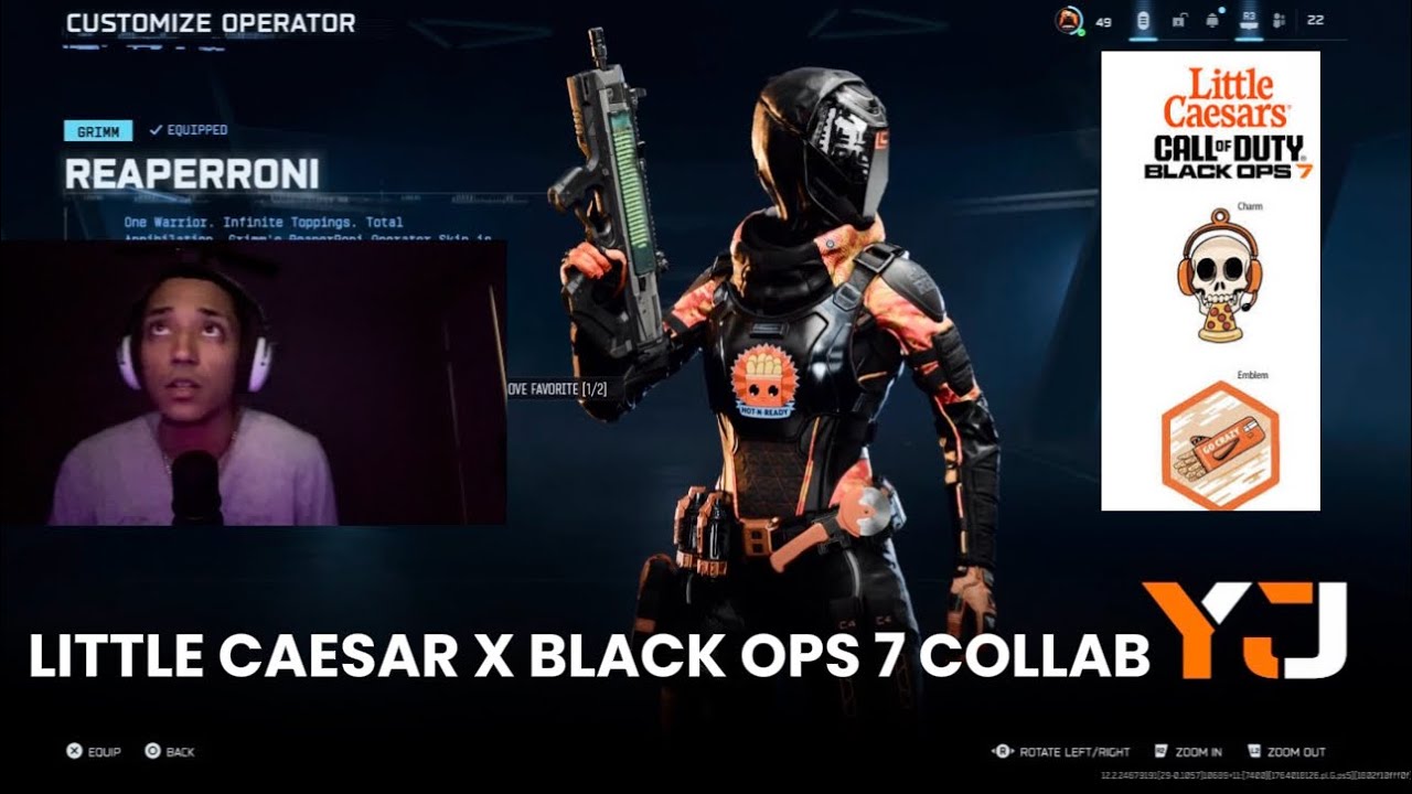 UNLOCKING THE NEW LITTLE CAESARS SKIN IN CALL OF DUTY BLACK OPS 7 😍🔥 ...