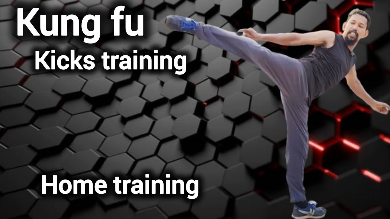 Kung fu kicks training/home training - YouTube