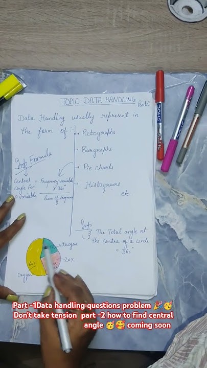 Topic - Data Handling👉 | How many types ?(part -1) Pie chart /#@🥳🎉 part -2 coming soon - YouTube