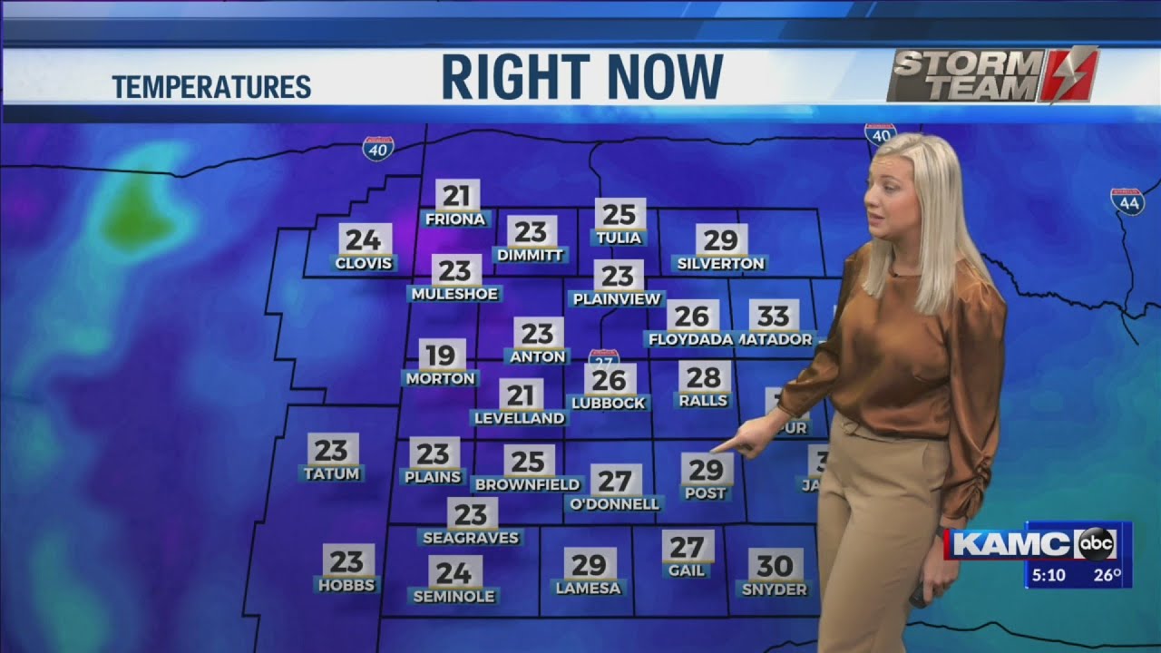 KAMC Monday AM Weather: December 20th, 2021 - YouTube